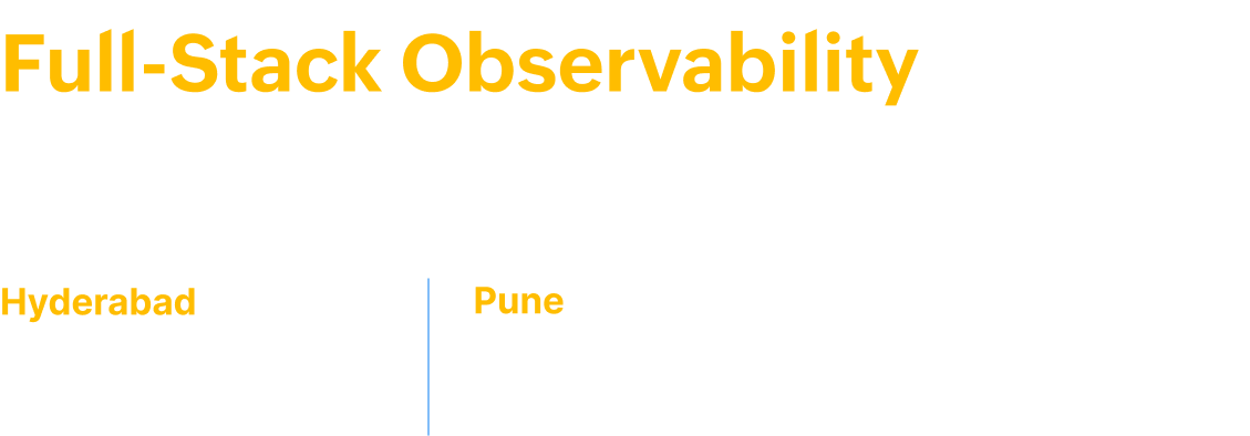 ManageEngine Full-Stack Observability Day 2025 - Hyderabad & Pune