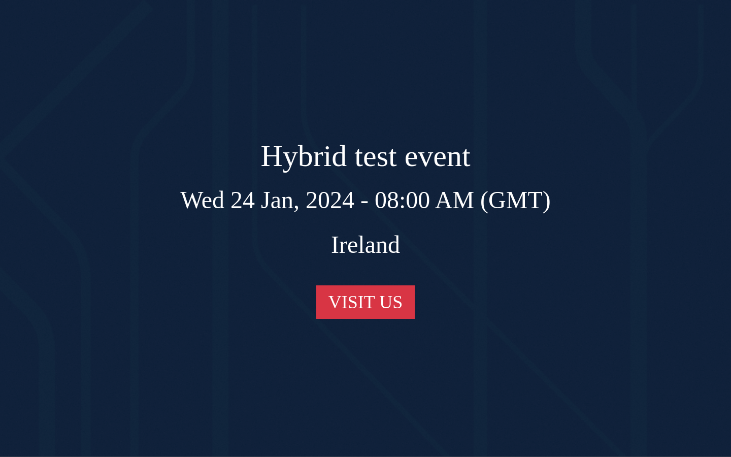 Hybrid test event