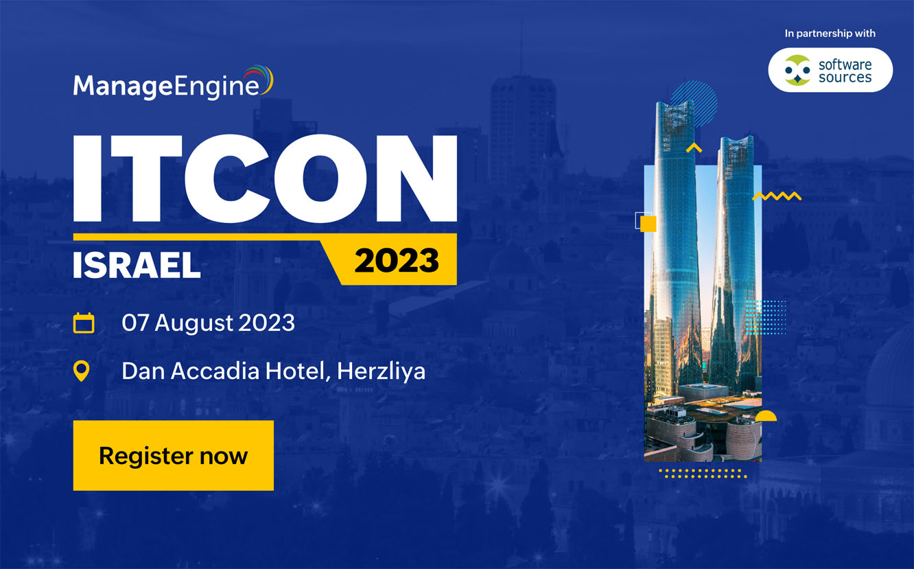 ManageEngine ITCON Israel 2023