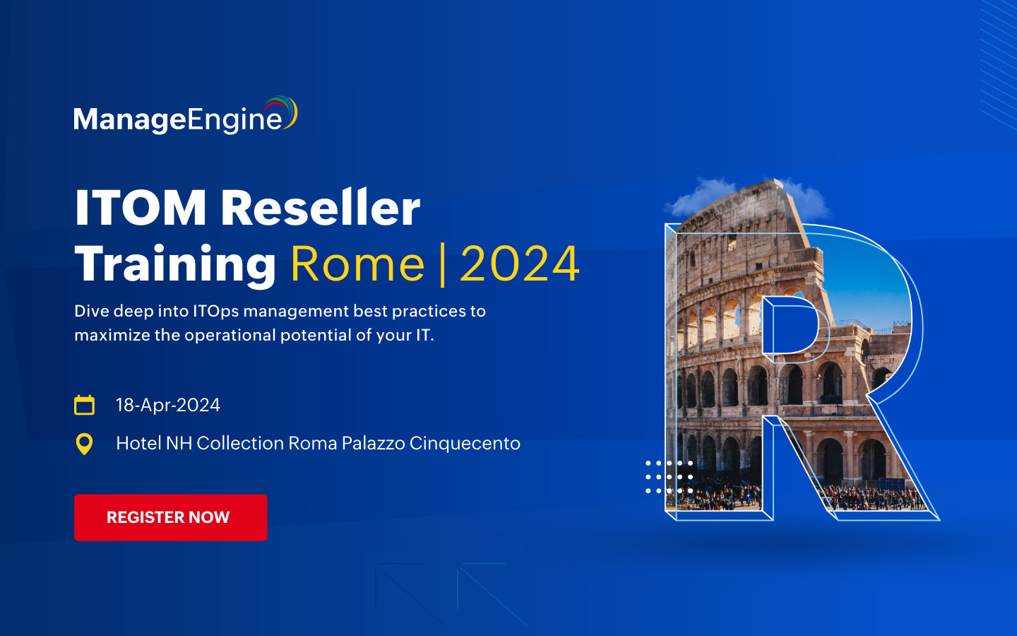 ITOM Reseller Training ManageEngine 2024