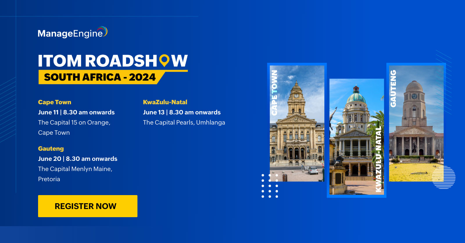 ManageEngine ITOM South Africa Roadshow 2024