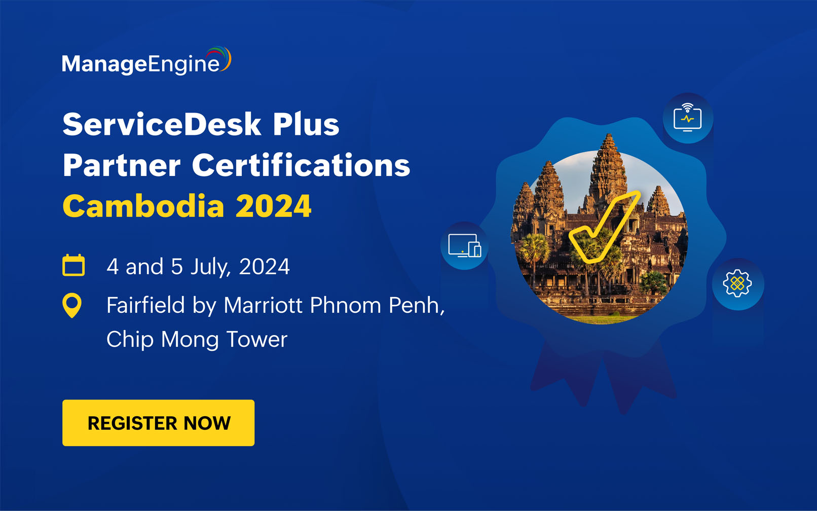 ServiceDesk Plus On Premises Partner Certifications - Cambodia 2024