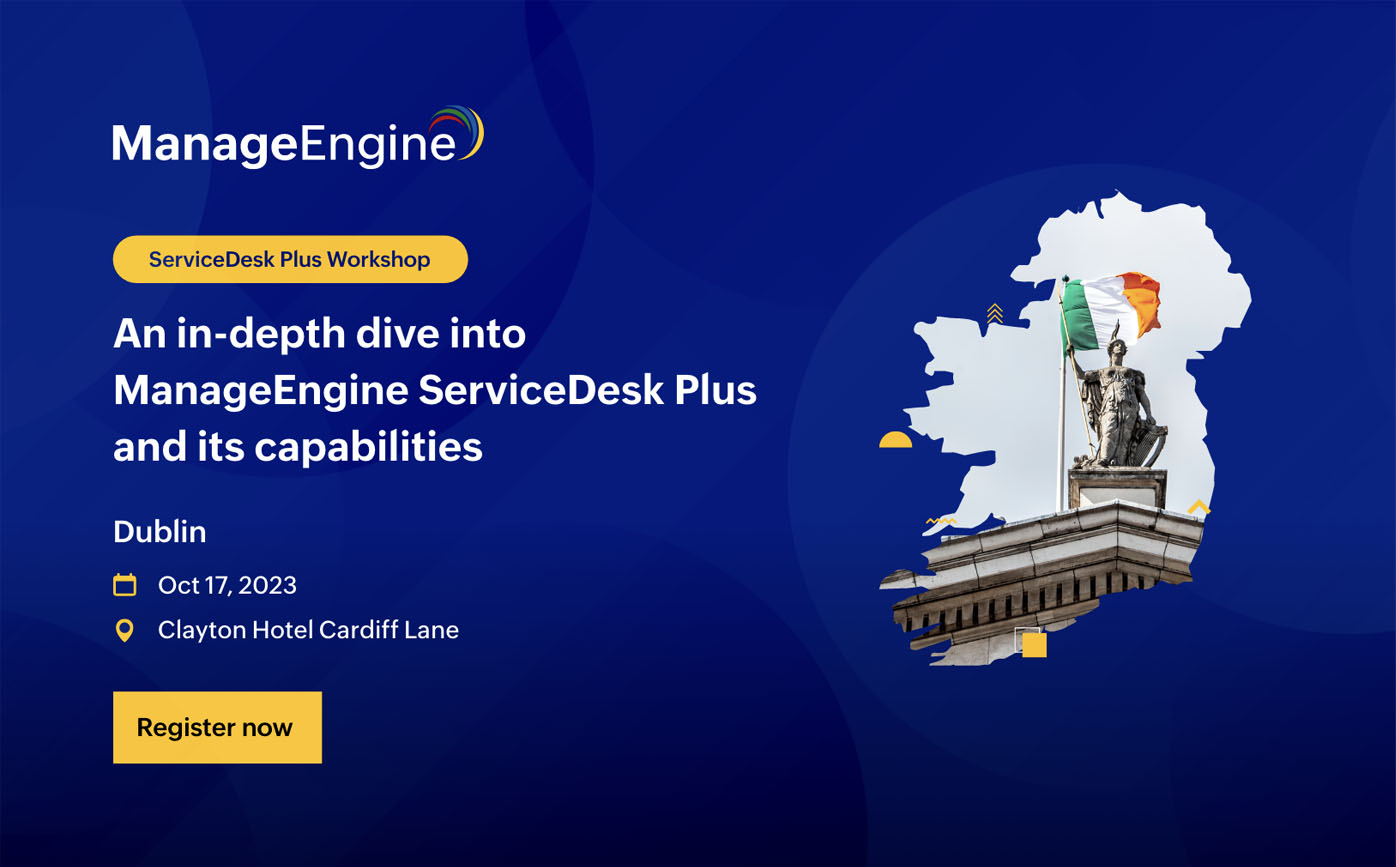 servicedesk-plus-workshop-dublin