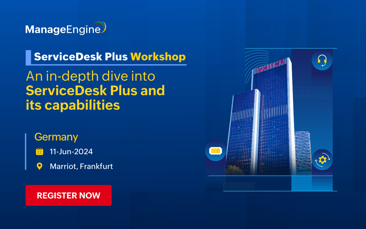 ServiceDesk Plus Workshop Germany 2024