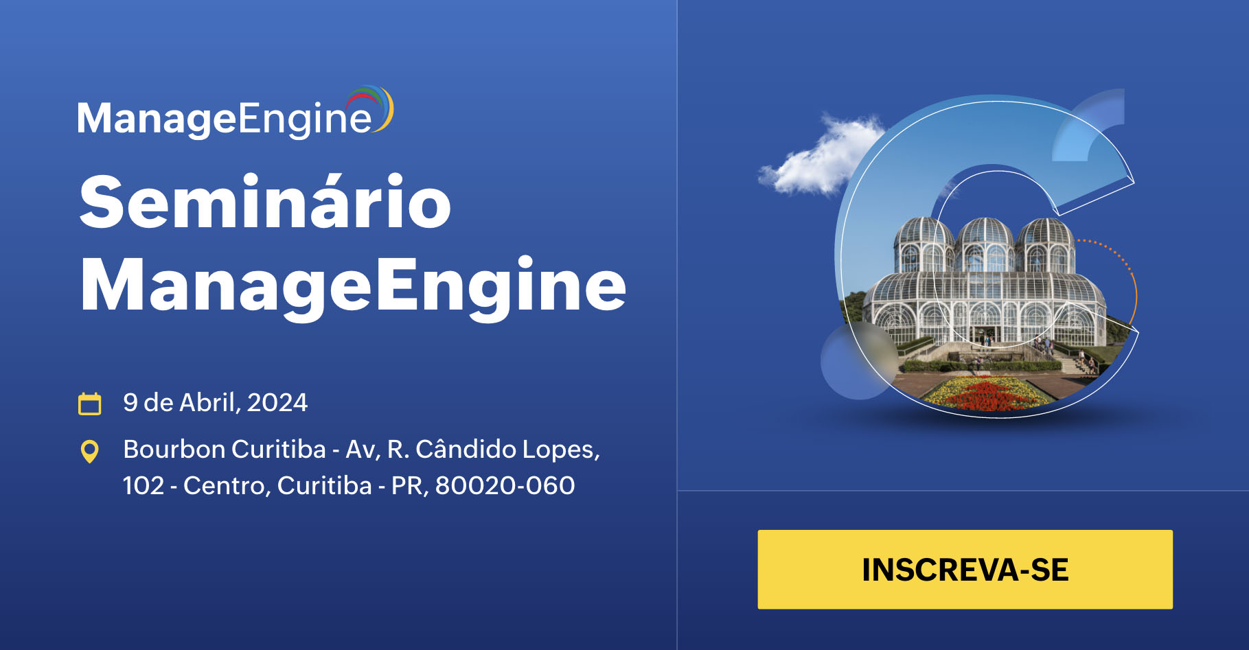 Seminário ManageEngine Curitiba 2024